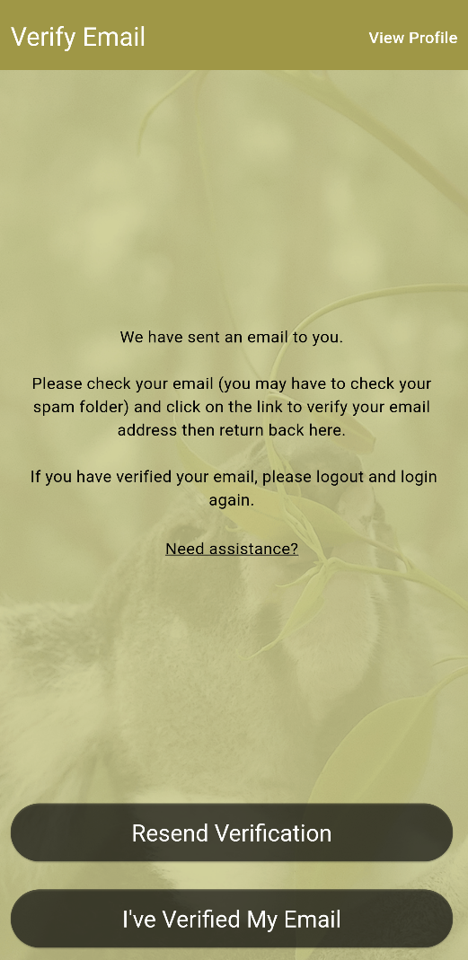 Verifying your email address | NKMP Docs