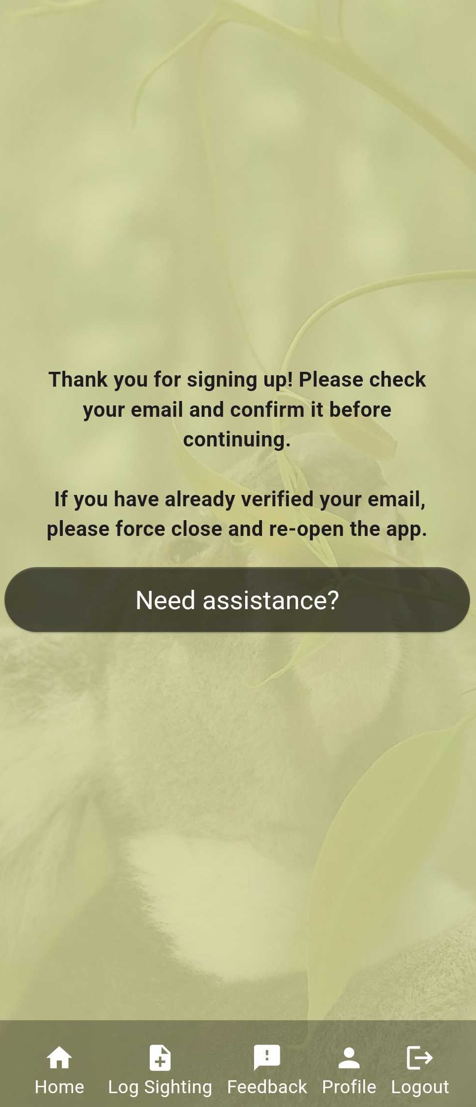 Verifying your email address | NKMP Docs